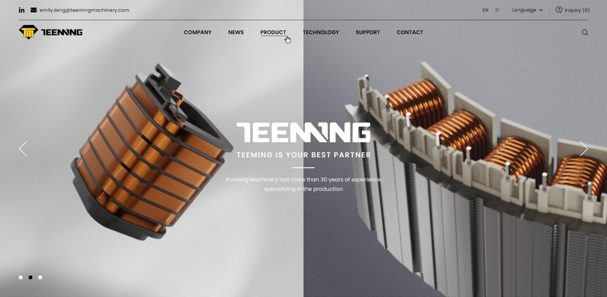 Teeming|Automatic Motor & Coil Winding Machine Manufacturer.